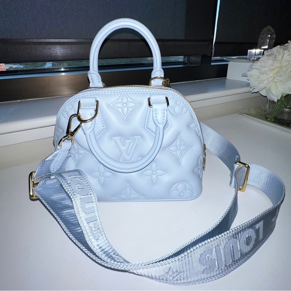 Louis Vuitton | Bags | Louis Vuitton Alma Bb Blue Glacier | Poshmark